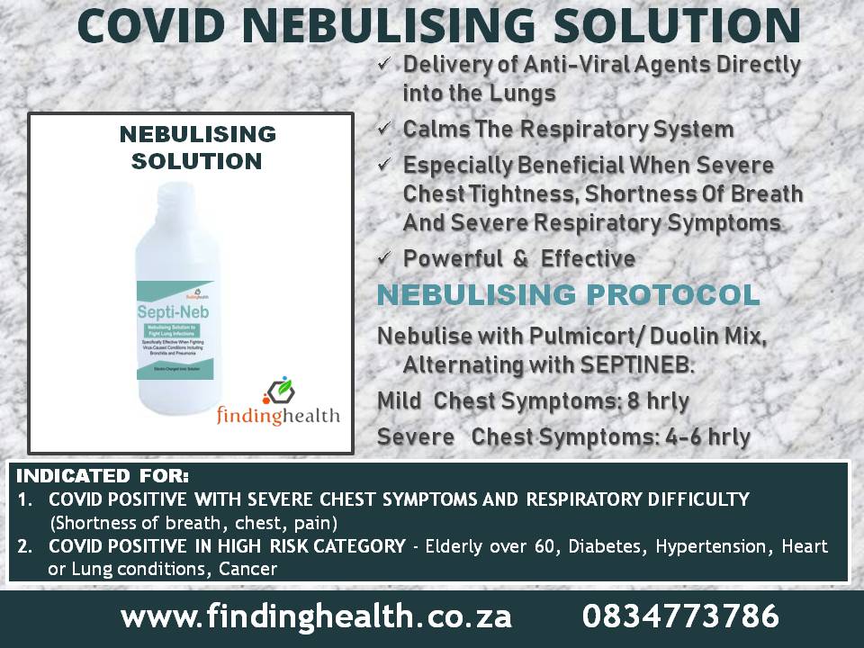 NEBULISING SOLUTION WITH TAIB-UVID – Finding Health